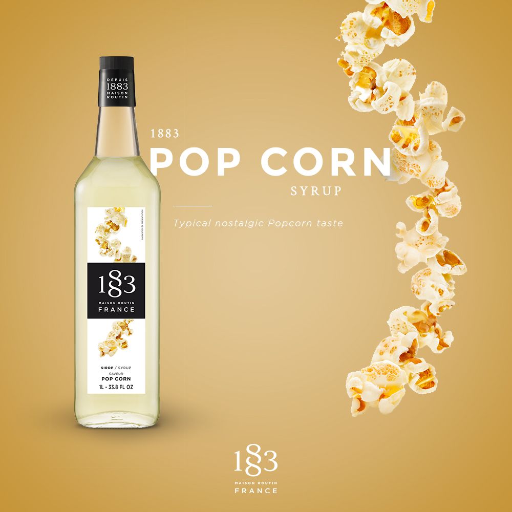 1883 Pop Corn Flavored Syrup – Intercof Corporation Co.,Ltd
