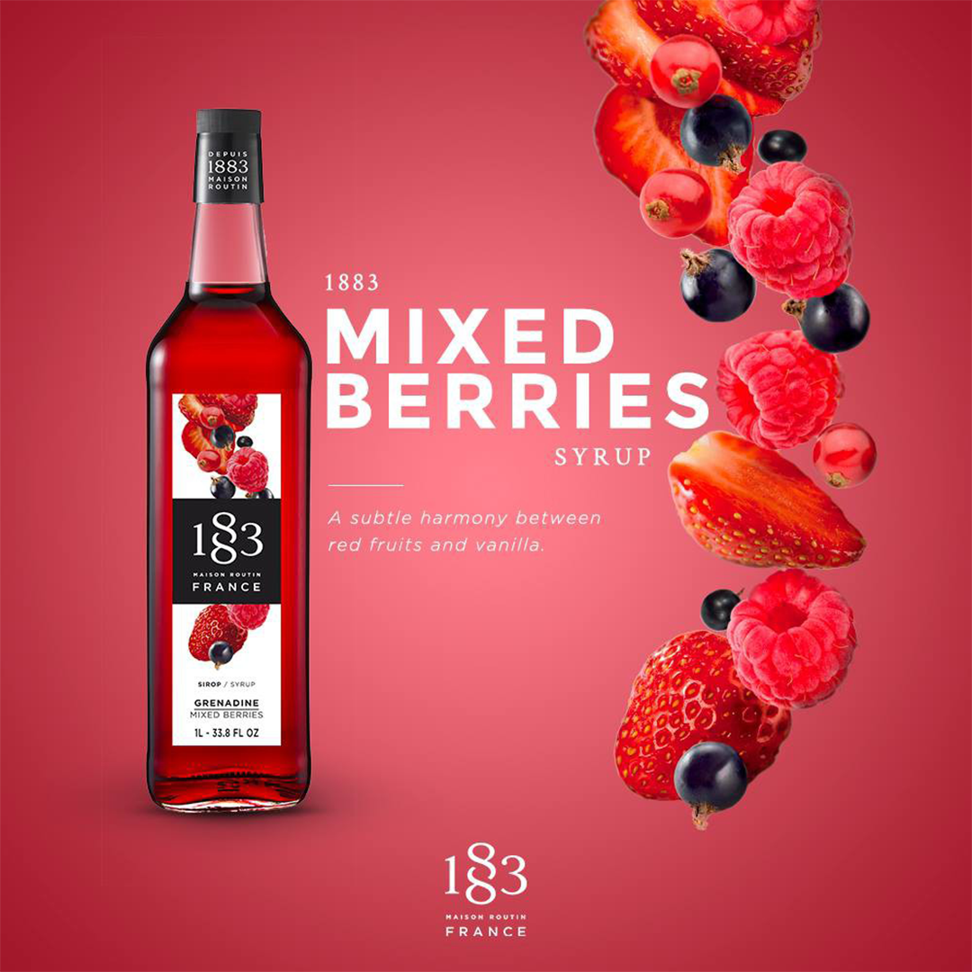 1883 Mixed Berries Flavored Syrup – Intercof Corporation Co.,Ltd